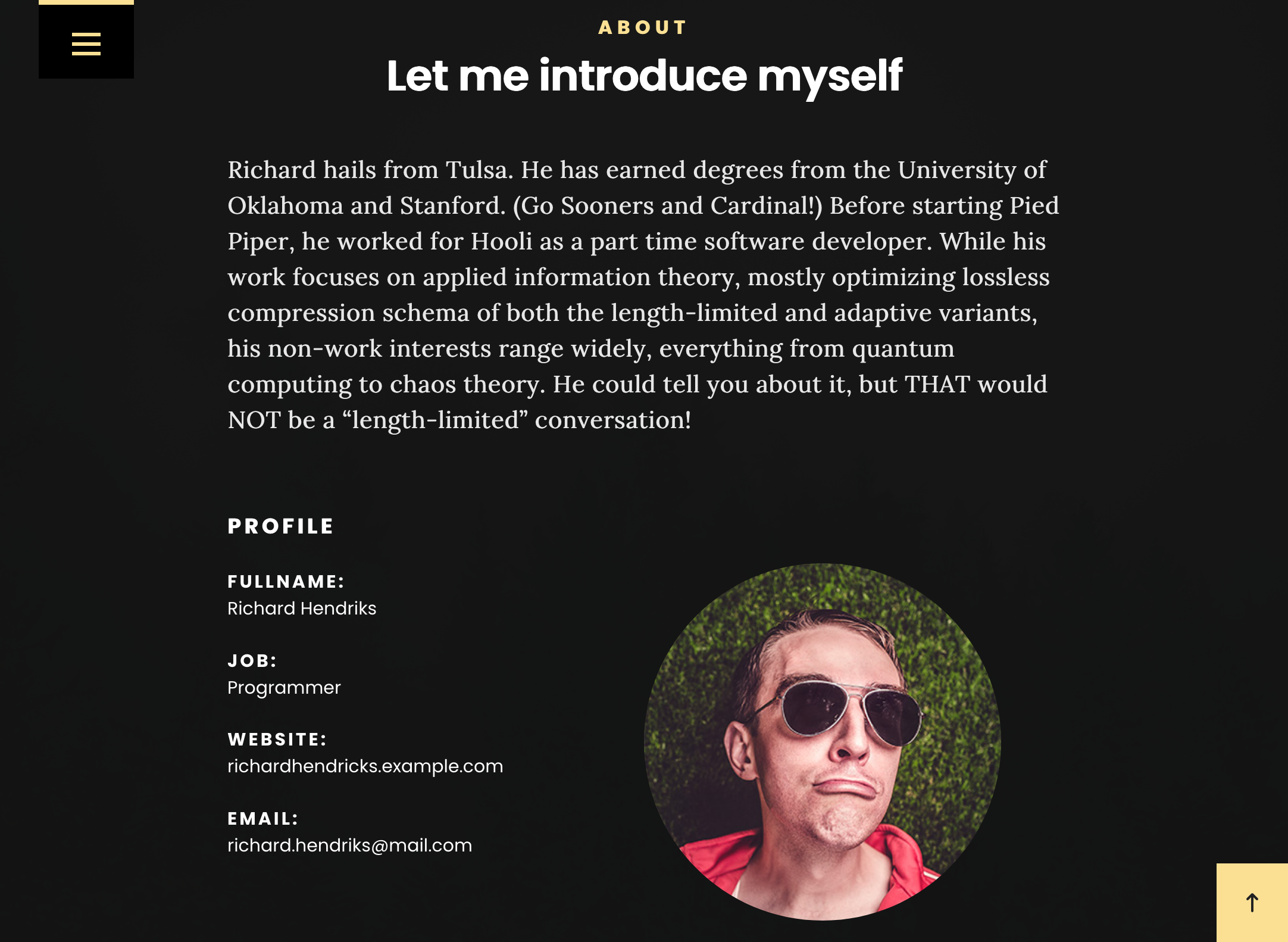 GitHub - asbjornu/jsonresume-theme-golden