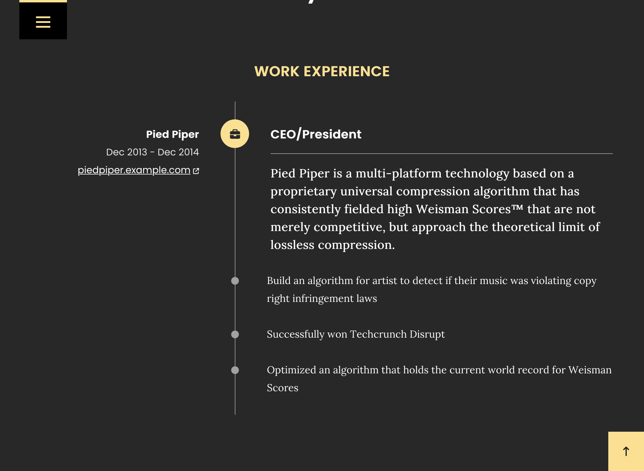 GitHub - asbjornu/jsonresume-theme-golden